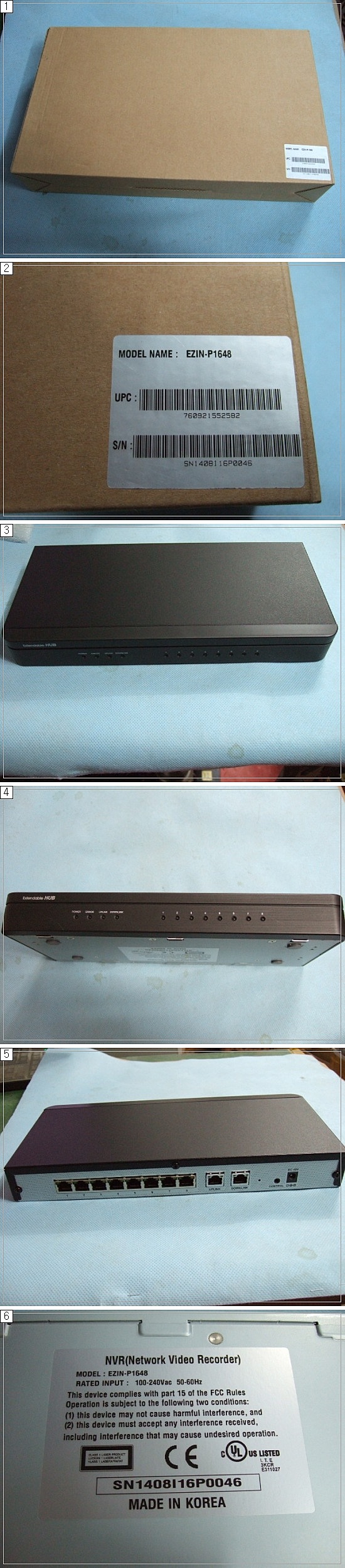 소리전자 - EZIN 16CH NVR HUB....
