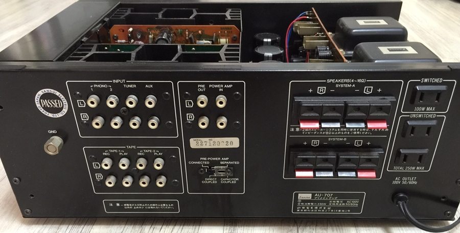 SANSUI AU-707 인티엠프 - 수입오디오-장터 - 소리전자