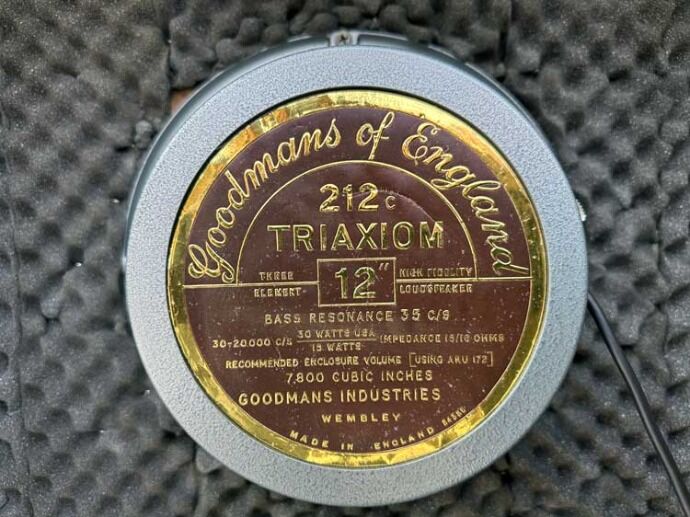 소리전자 - Goodmans(굿맨) 12인치 동축 스피커 TRIAXIOM 212C 팝니다