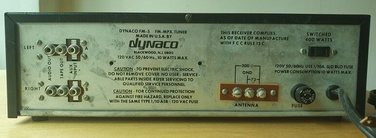 DINACO FM-5 TUNER 판매완료 - 수입오디오-장터 - 소리전자