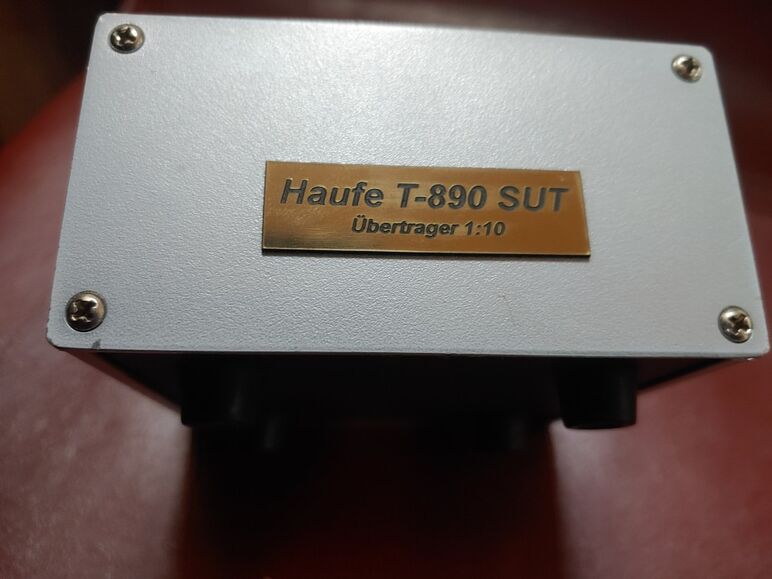 Haufe T890 step up transformer MC - 수입오디오-장터 - 소리전자