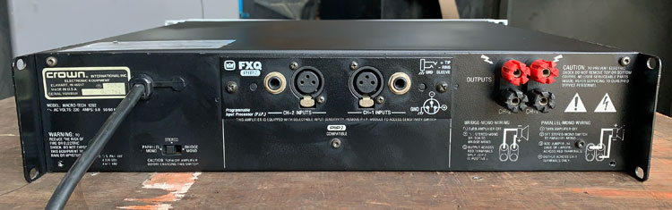 소리전자 - 미국 크라운 MA1200, MA1202 파워앰프 팝니다.