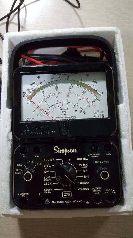 소리전자 - 테스터기 Simpson 270시리즈5