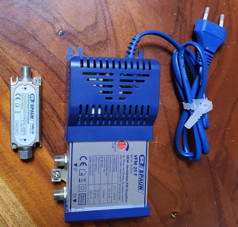 SPAUN FM증폭기 VFM 25F, FMS 30 필터 - 수입오디오-장터 - 소리전자