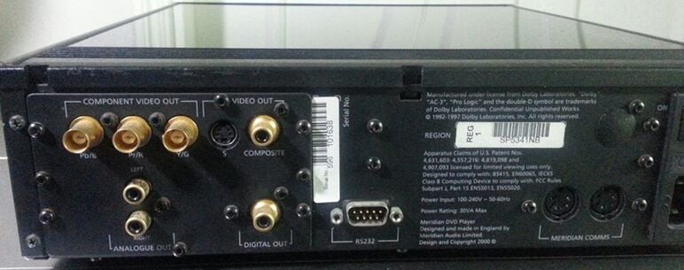 메르디안 Meridian 596 DVD SACD 플레이어 - 수입오디오-장터 - 소리전자