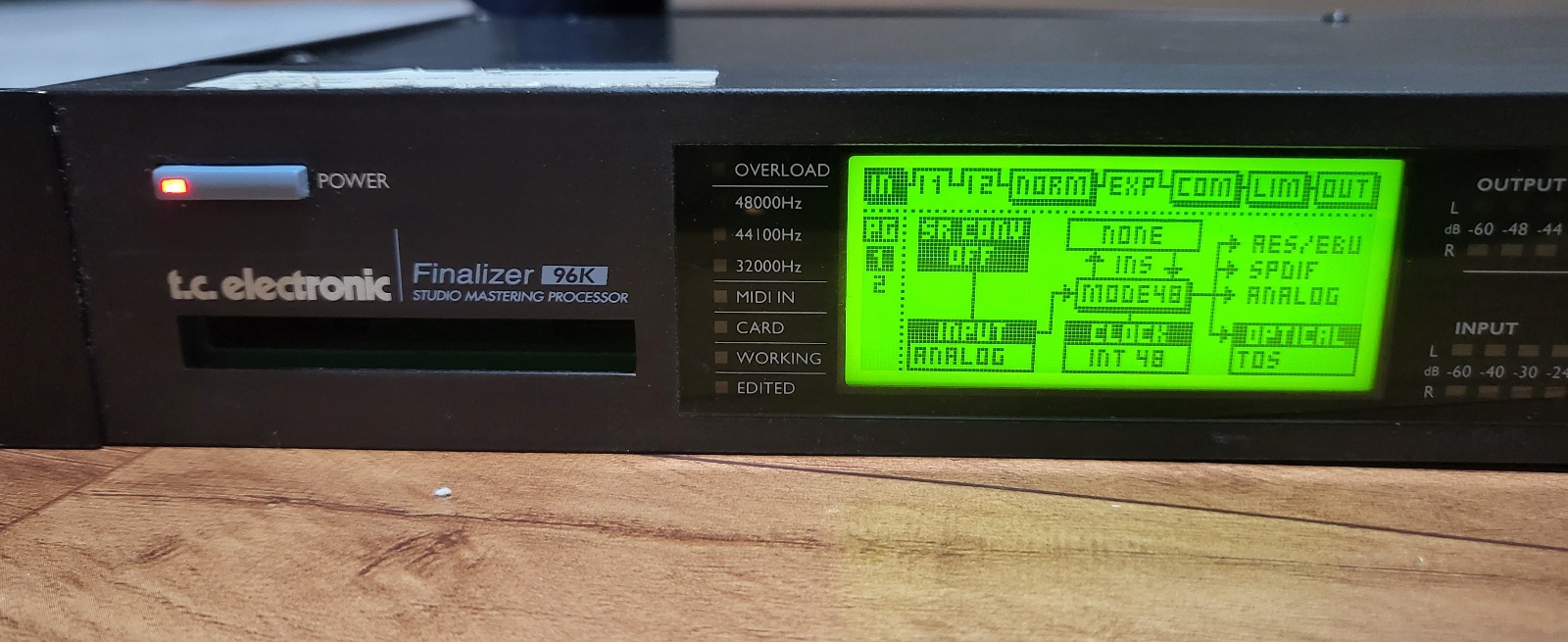 소리전자 - TC Electronic Finalizer 96K Digital Studio Mastering Processor