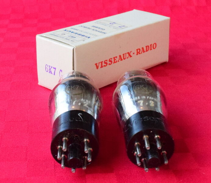VISSEAUX 6K7(6J7의 대치관) 진공관 - 부품-장터 - 소리전자