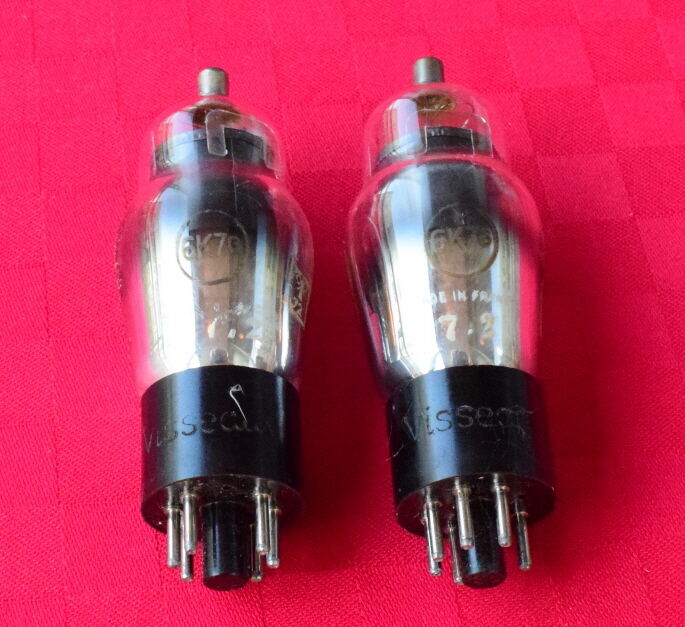 VISSEAUX 6K7(6J7의 대치관) 진공관 - 부품-장터 - 소리전자