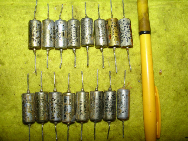 소리전자 - 0.1 UF-200VDC 오일 커플링 콘덴서 (스프라그 바이타민 큐,미국)