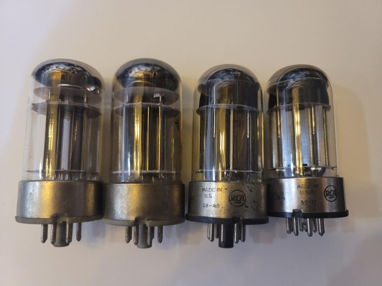 6AS7(6080) 출력관 4개 입니다. - 부품-장터 - 소리전자