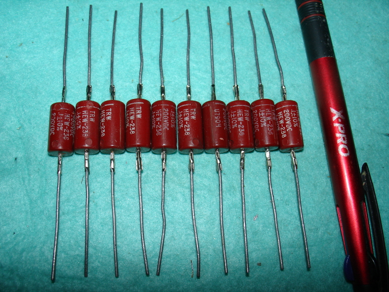 소리전자 - 0.1 MFD-200VDC 필름 커플링 콘덴서 (TRW,미국)