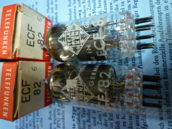 소리전자 - NOSNIB 각인없는Teefun ECF82 (=6U8A) B e 2개