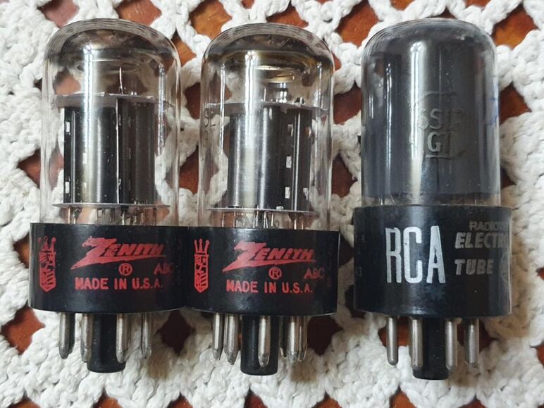 6SL7 구형 진공관 미사용품 3개 - 부품-장터 - 소리전자