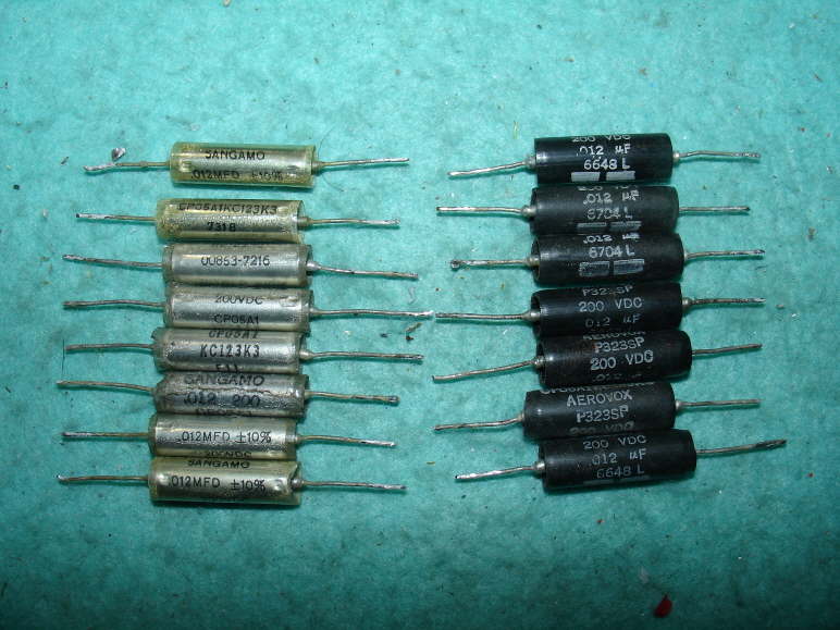 소리전자 - 0.012 UF-200VDC 오일 커플링 콘덴서 (에어로복스,미국)