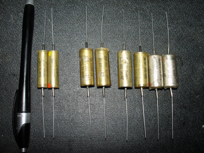 소리전자 - 0.15/0.33/0.5 UF-200VDC 웨스턴 오일 커플링 코넨서 (미국)