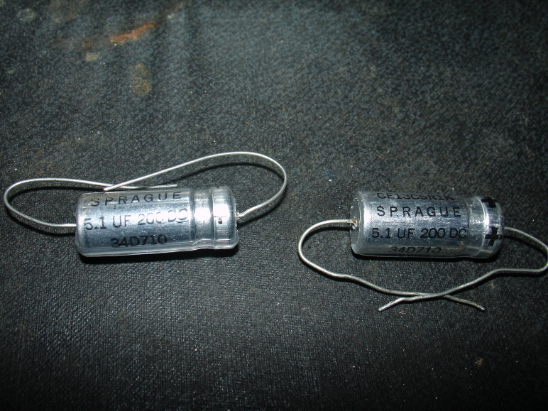 5.1 UF-200VDC 전해 콘덴서 (스프라그,미국) - 부품-장터 - 소리전자