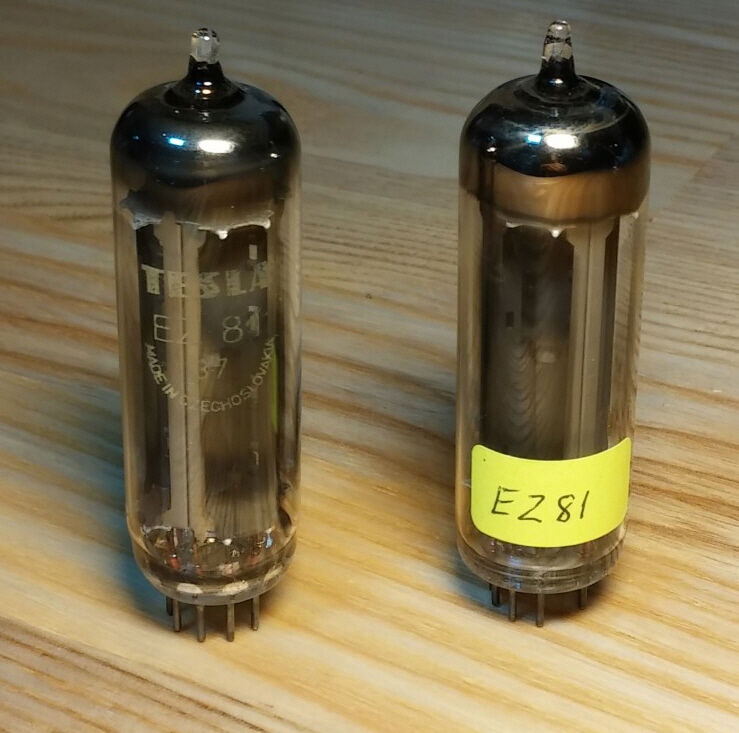 TESLA EZ81정류관/TESLA PCC88(=ECC88) - 부품-장터 - 소리전자