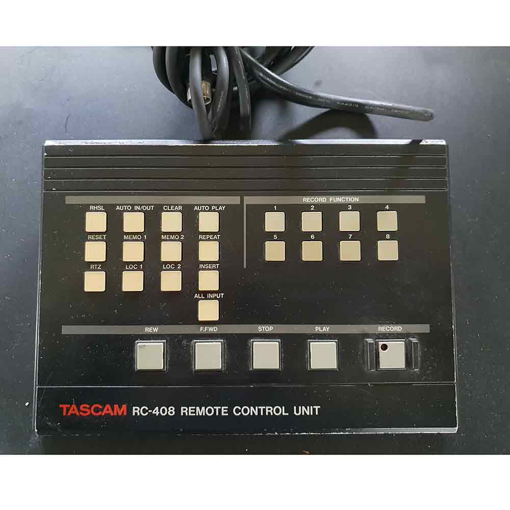 타스캄 tascam rc-408 리모콘 릴 리모콘 - 부품-장터 - 소리전자