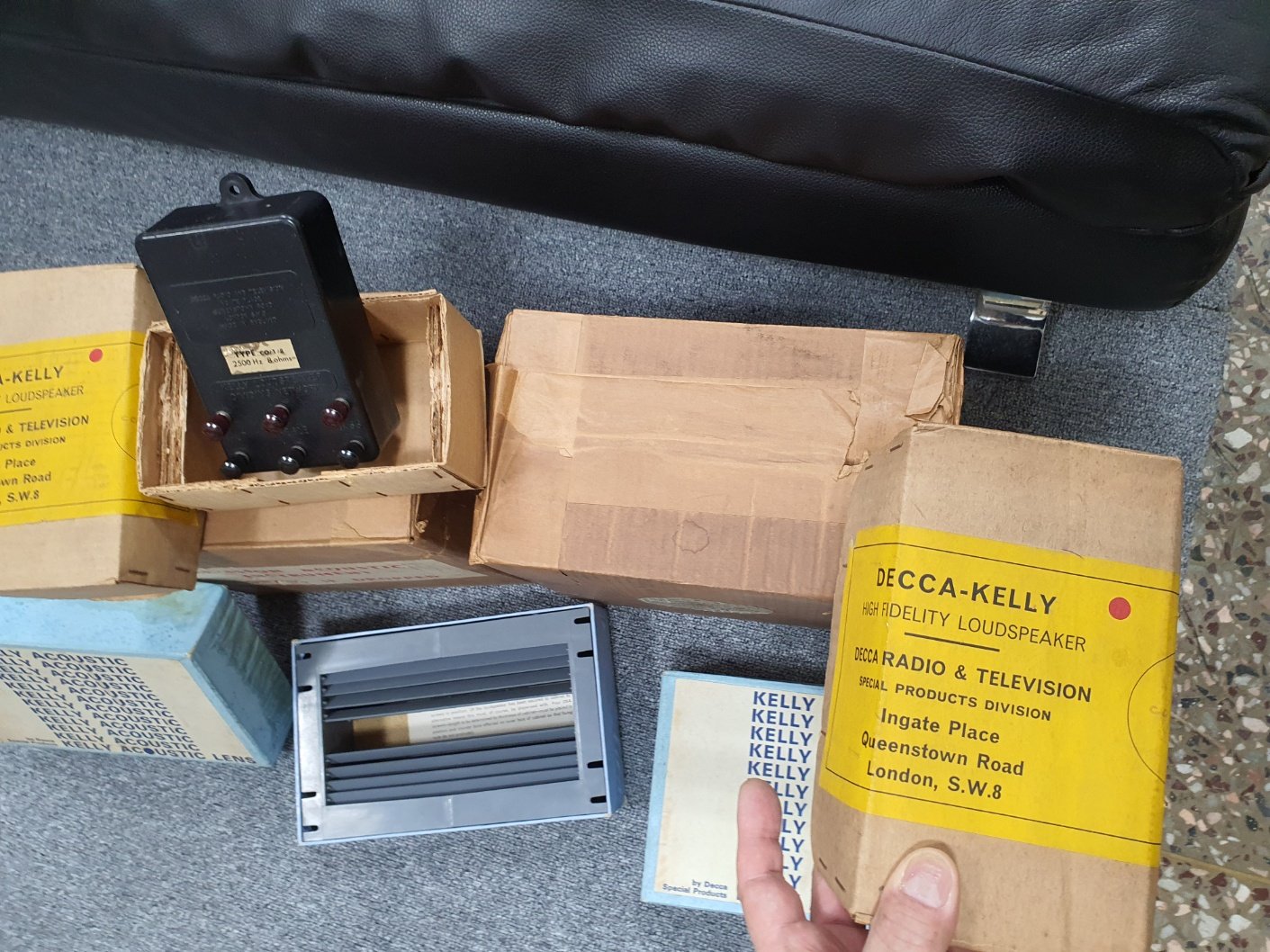 Decca Kelly 리본트위터 + 데카 어쿠스틱 렌즈 (음향렌즈) + 데카 리본 트위터용 네트워크 - 부품-장터 - 소리전자