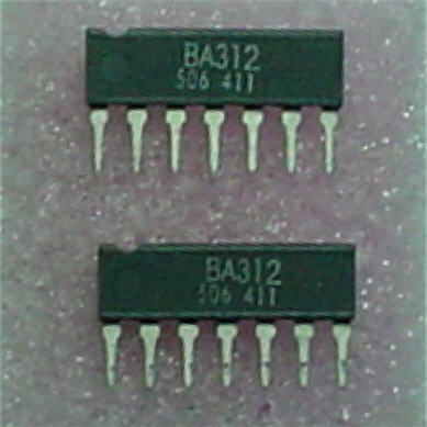 Maantz 톤(프리)앰프 IC BA312 신품 2개 - 부품-장터 - 소리전자