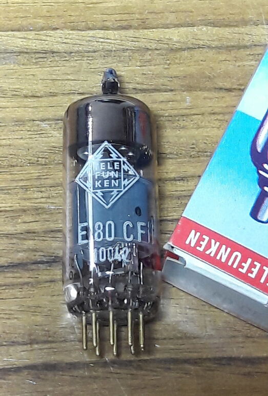 E80CF(ECF80/6BL8의 고신뢰관) 금발 텔레푼켄 - 부품-장터 - 소리전자