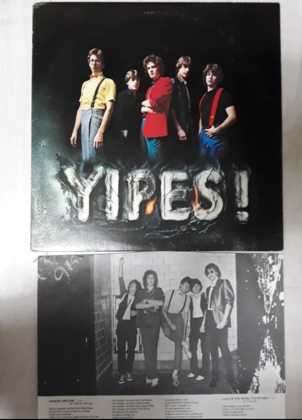 소리전자 - 뉴웨이브 Yipes! 미국 오리지널 LP