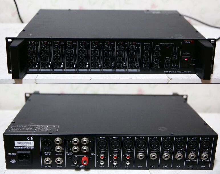 소리전자 - teM 인터엠 PP-9213 PREAMPLIFIER