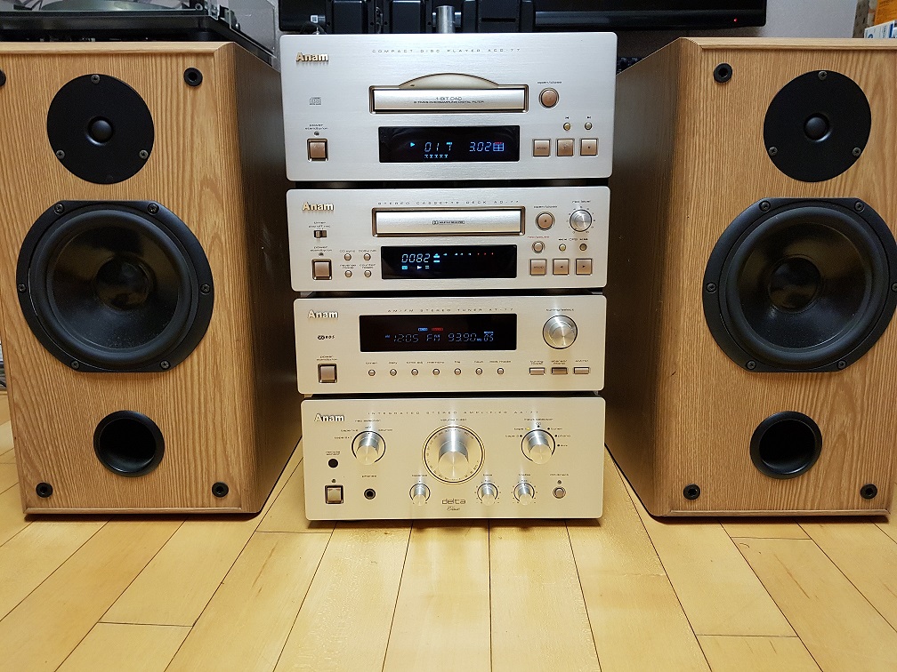 소리전자 - 아남 aa77 풀셋트(상태 좋은)