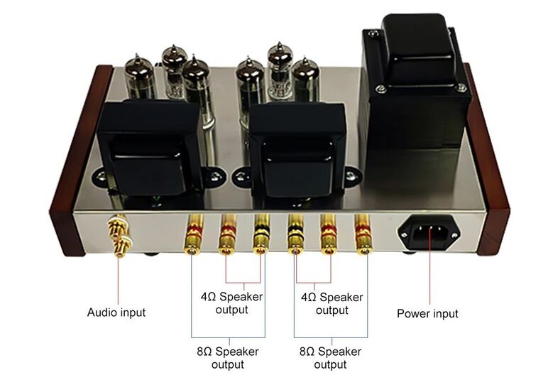소리전자 - 6P14(6BQ5EL84) Class AB Push-Pull 3극 연결 진공관파워앰프