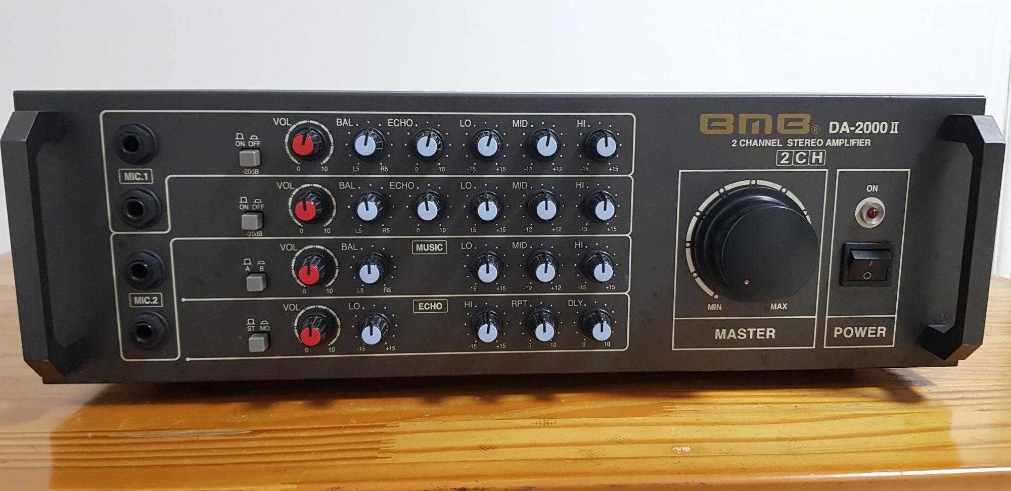 2체널노래방및다용도앰프BMB--DA-2000II - 국산오디오-장터 - 소리전자