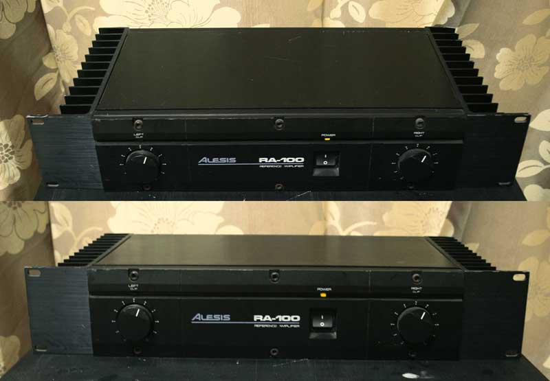 소리전자 - 알레시스 모니터 앰프 RA100입니다
