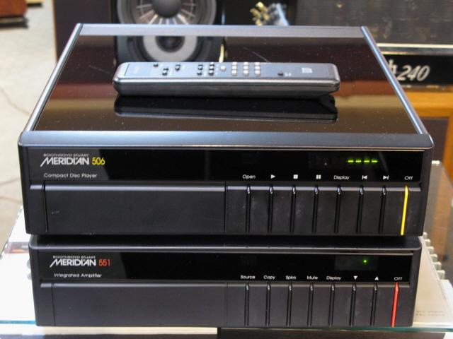 소리전자 - MERIDIAN ( 551+506 ) 인티앰프+CDP