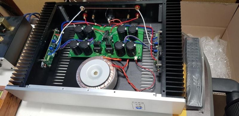 PASS F5 회로 이용 파워엠프 팝니다. - 자작품-장터 - 소리전자