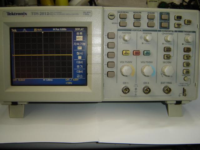 DIGITAL OSCILLOSCOPE ( TDS2012 ) - 계측기-장터 - 소리전자