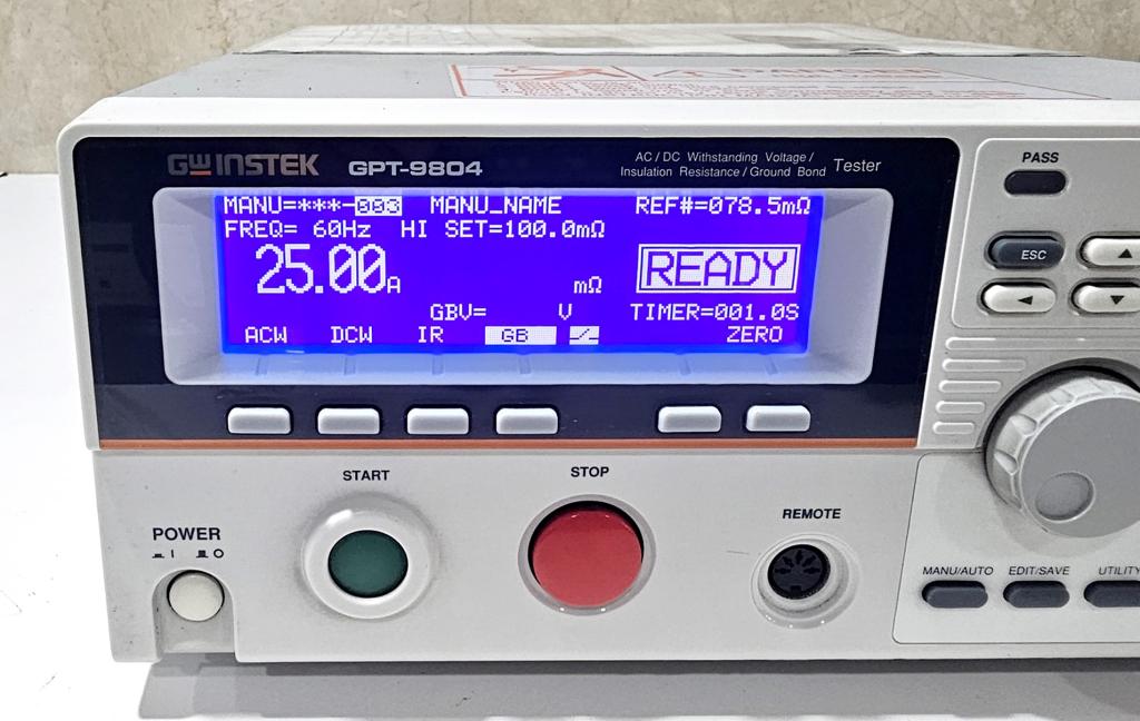 GW INSTEK GPT-9803 AC/DC Withstanding Voltage, Insulation Resistance ...