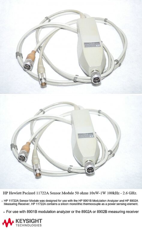 소리전자 - HP/KEYSIGHT 11722A SENSOR MODULE, 100 kHz - 2.6 GHz