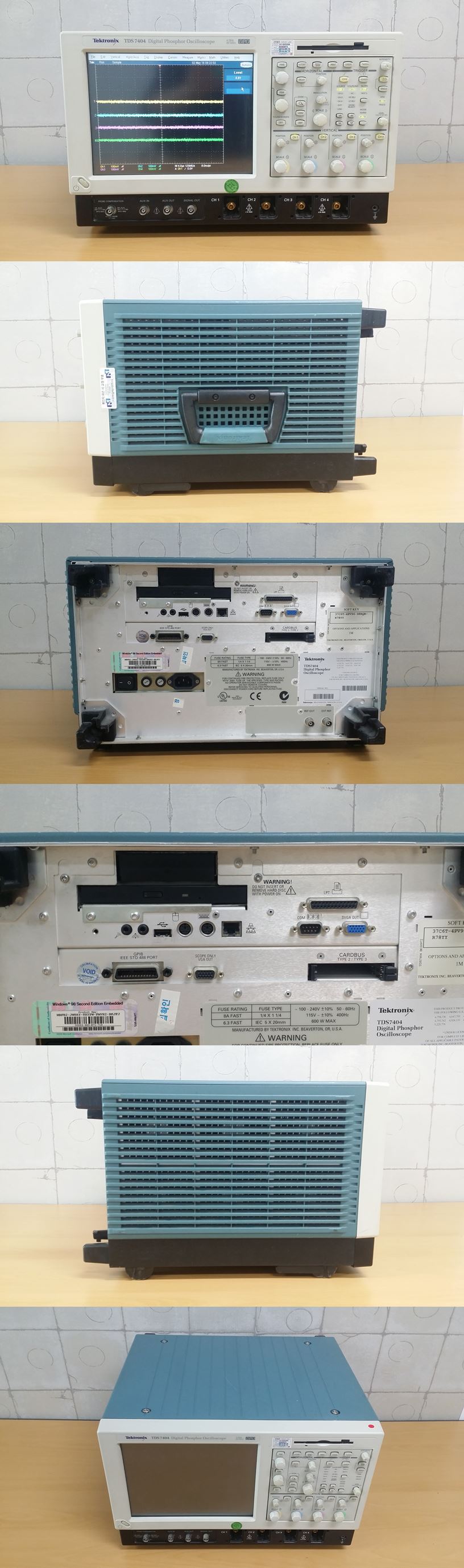 소리전자 - 중고오실로스코프 Tekonx TDS70 GHz h 20GS O