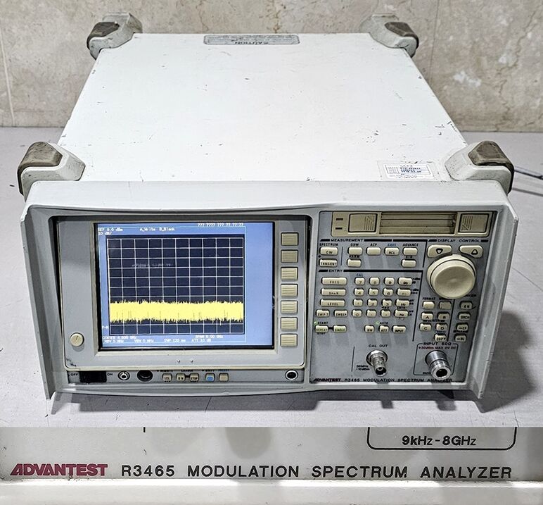 소리전자 - Advantest R3465 Spectrum Analyzer, 9 kHz - 8 GHz