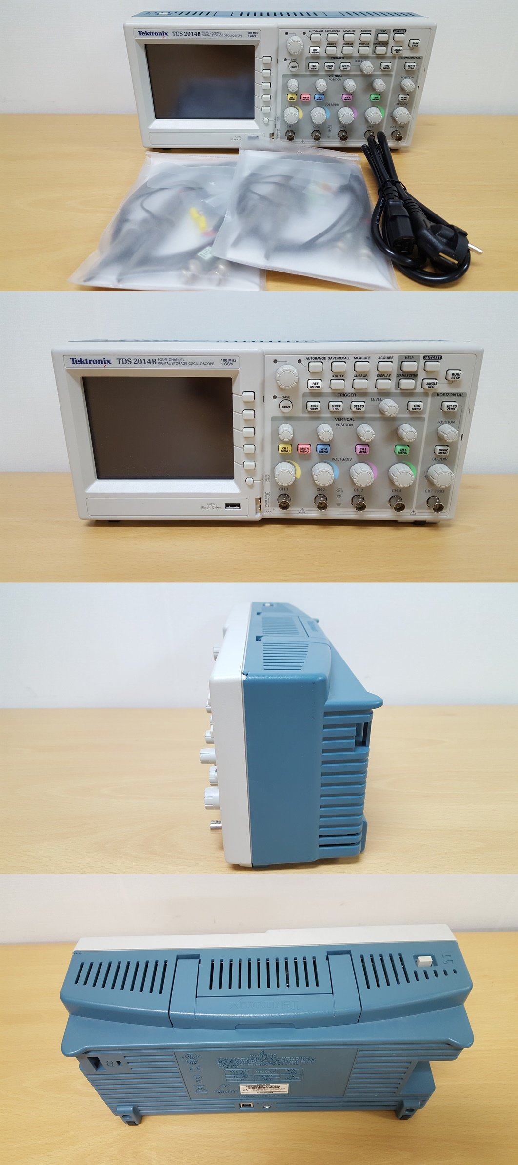 소리전자 - 중고오실로스코프 텍트로닉스 Tektronix TDS2014B 100MHz 4ch 판매
