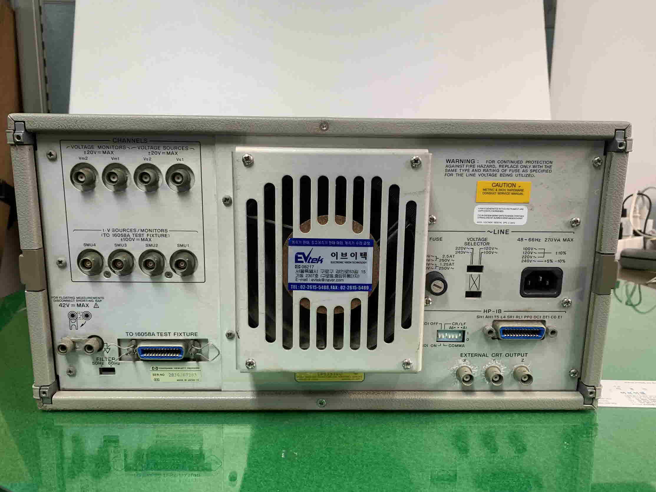 HP 4145B Semiconductor Parameter Analyzer 반도체 분석기 판매합니다. - 계측기-장터 - 소리전자