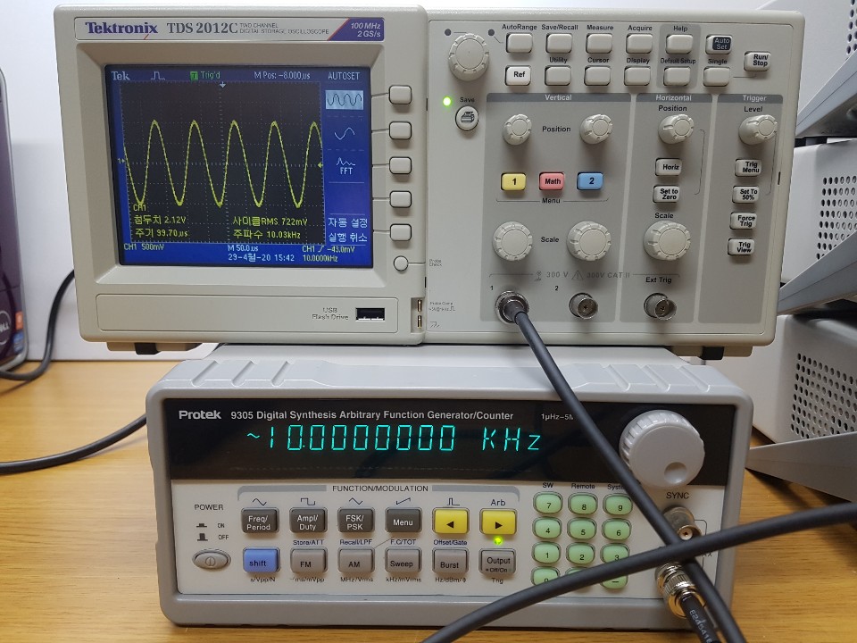 소리전자 - Tektronix TDS2012C Digital Storage Oscilloscope 오실로스코프 2ch ...