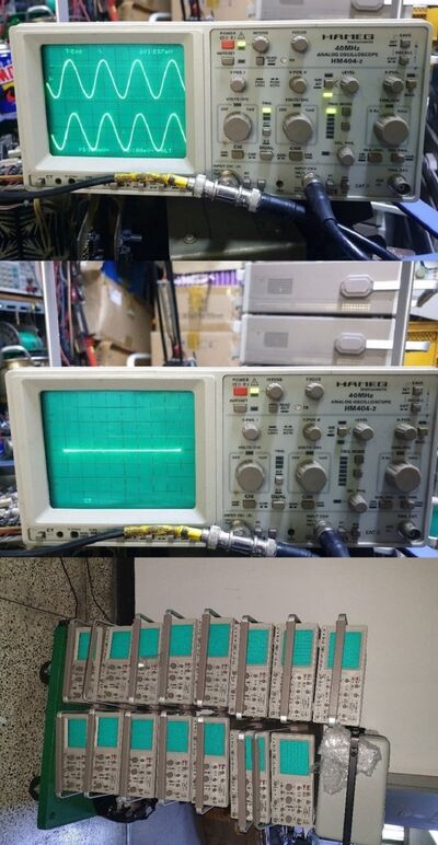 OSCILLOSCOPE HM404-2 - 계측기-장터 - 소리전자