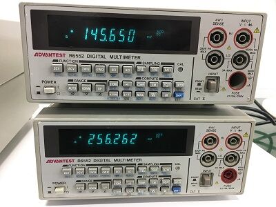 ADVANTEST DIGITAL MULTIMETER (R6552) 4대 일괄 - 계측기-장터 - 소리전자