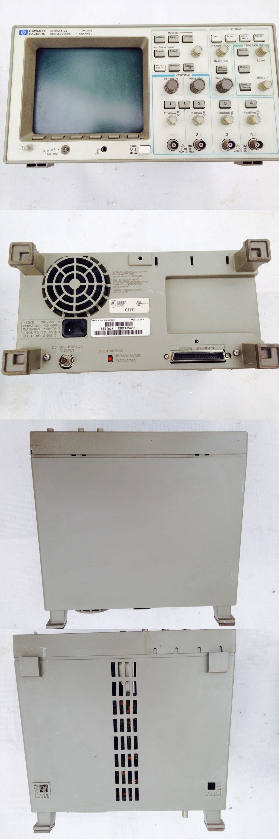 소리전자 - HP OSCILLOSCOPE 100MHZ (5601A)