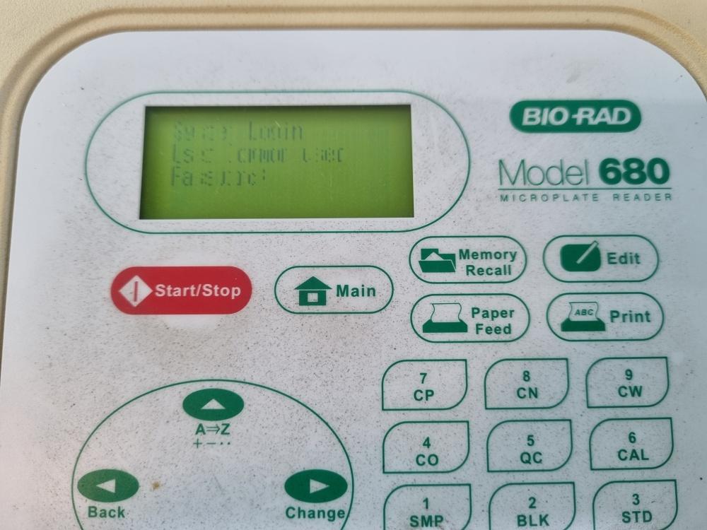 소리전자 - Bio Rad model 680 Microplate reader 마이크로플레이트 리더