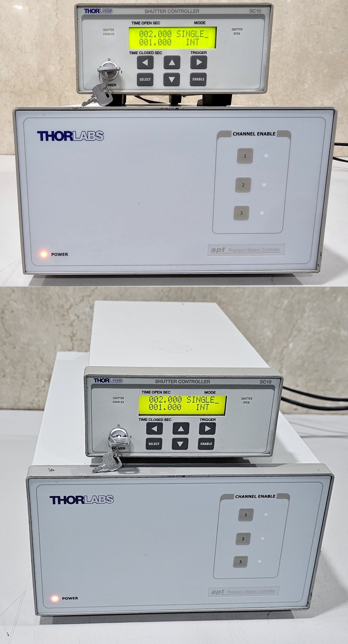 소리전자 - Thorlabs SC10 shutter controller/ Motor Controllers (2종)