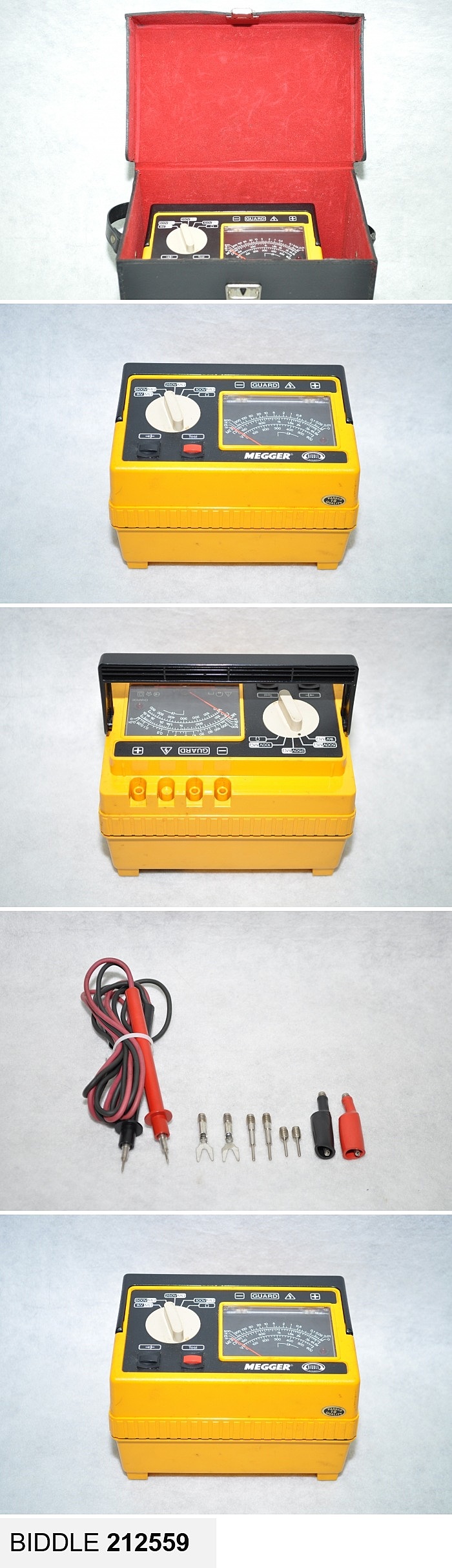 소리전자 - BIDDLE 212559 MEGGER TESTER ! HIPOT / GROUND TESTER