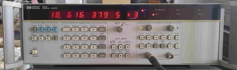 Ag HP 5335A Una Coune, 200 MHz o 010,00 - 계측기-장터 - 소리전자