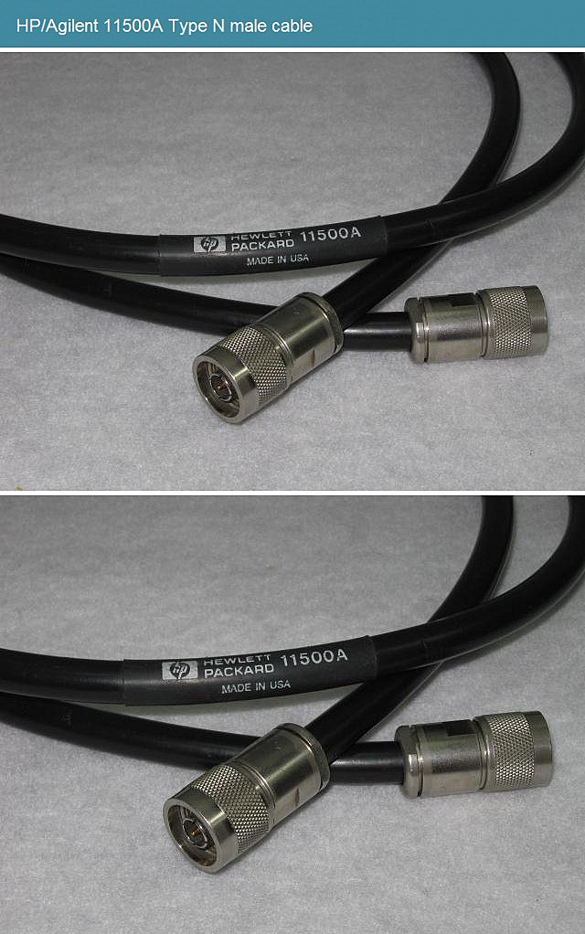 소리전자 - HP/KEYSIGHT 11500A TYPE N MALE CABLE 계측기용 커넥트 케이블