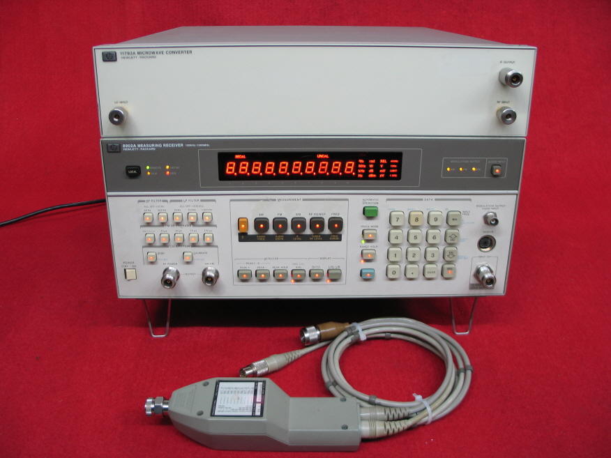 HP(Agilt) 8902A MEASURING RECEIVER 교정완료 - 계측기-장터 - 소리전자